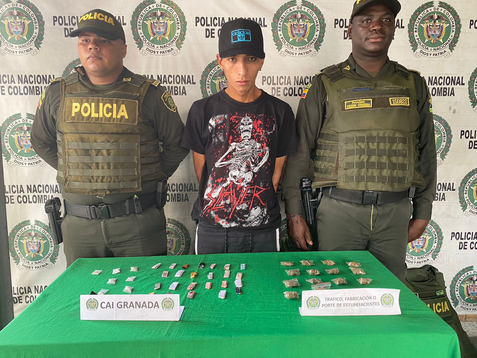 Arrestado hombre en Armenia con 16 bolsas de marihuana, 9 bolsas de ...